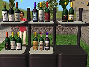 Mod The Sims - Wine Bottles 1