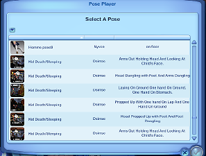 Mod The Sims - DSimse Kid Death/Sleep Poses