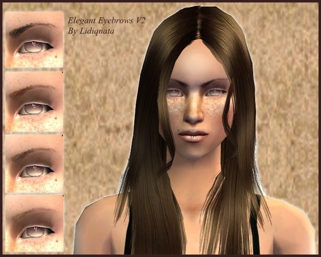 Mod The Sims - *More Elegant brows V2*
