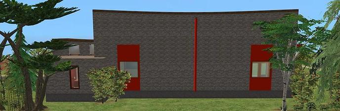 Mod The Sims - Hummingbird H2 (modern base-game no-cc two-bedroom house)