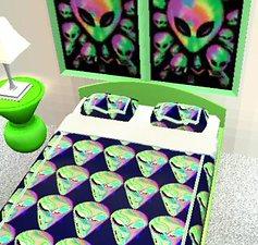 Mod The Sims - Psychedelic Aliens Bedroom Design