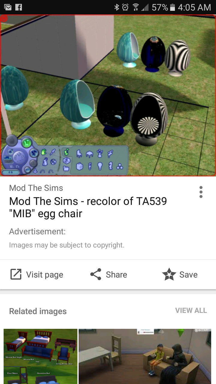 Mod The Sims - WCIF: This sims 2 chair converted for the sims 4 (egg chair)