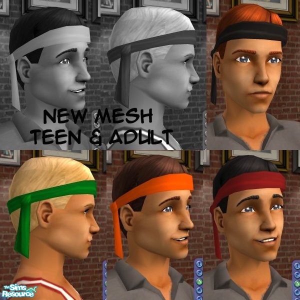 Mod The Sims - headband as accessoire