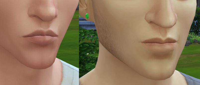 Mod The Sims - Facial mesh showing?