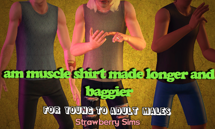 Mod The Sims - WCIF this muscle tee download