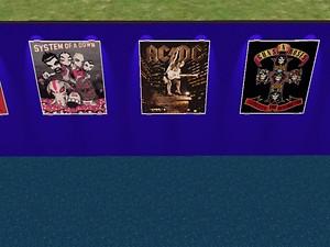 Mod The Sims - Metal Band Posters 1