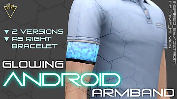 Mod The Sims - Glowing Android Armband by LadySpira