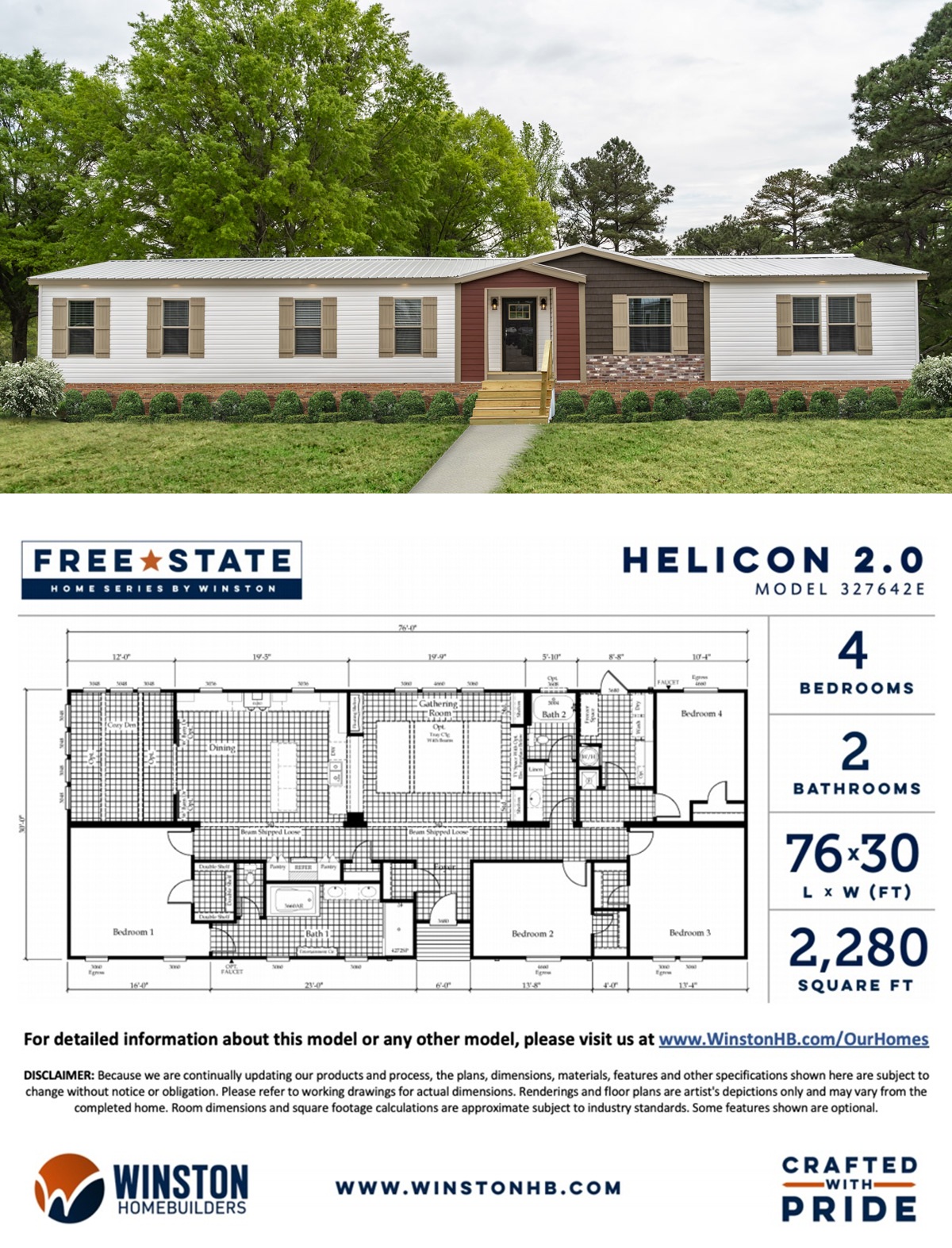 Mod The Sims - Helicon 2.0: Manufactured Home by Winston Homebuilders ...