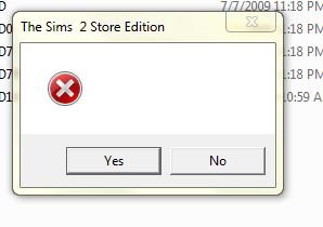 Mod The Sims - Sims 2 Store Edition Error?