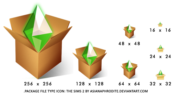 Mod The Sims - .PACKAGE File Type Icon