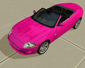 Mod The Sims - 2 Pink Recolors of VoVillia's 2007 Jaguar XK Convertible