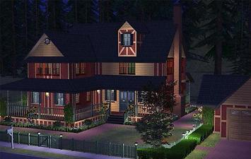 Mod The Sims - McGregor's Farm: 6 bedroom family home with no CC