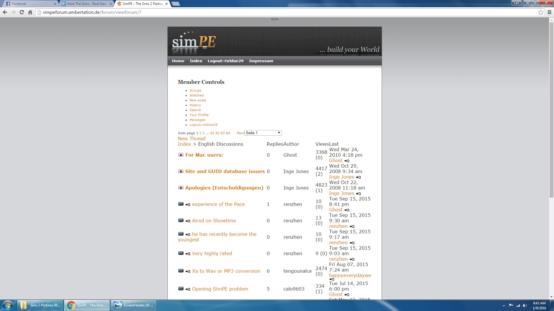 Mod The Sims - SimPe - 2 questions
