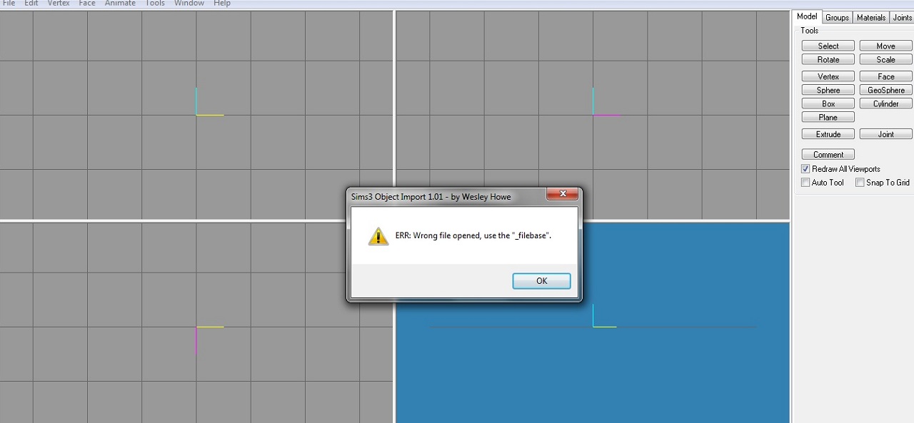 Mod The Sims - Milkshape 3D s3ac Import Problems