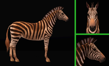 Mod The Sims - Zebra Mini Pack!