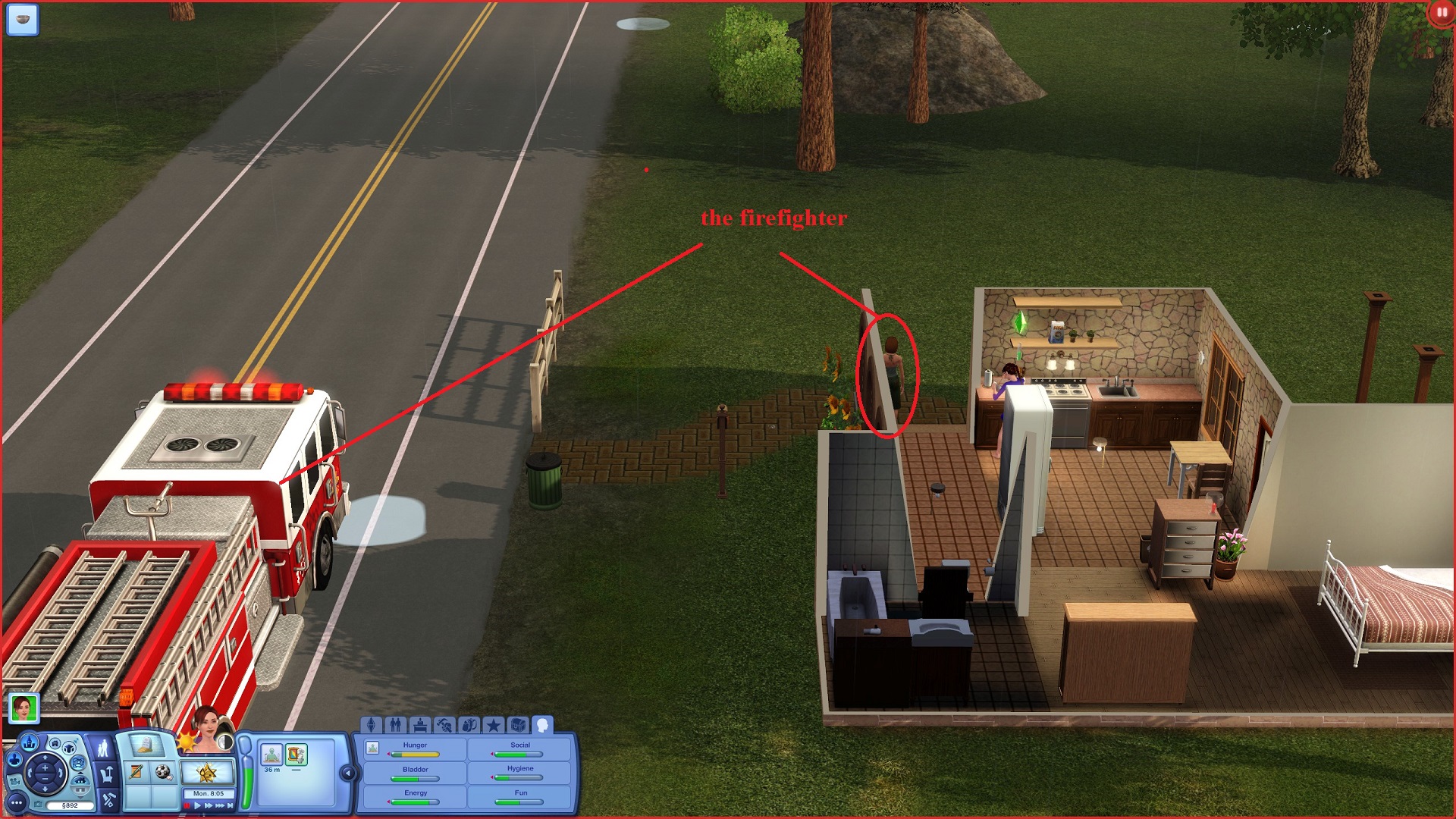 Mod The Sims - Firefighter changes to everyday clothing when responding ...