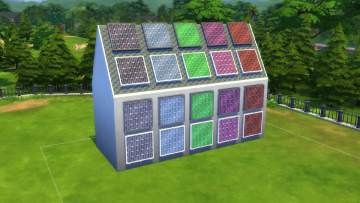 Mod The Sims - Eco Lifestyle - Wall Solar Panel ADD ON