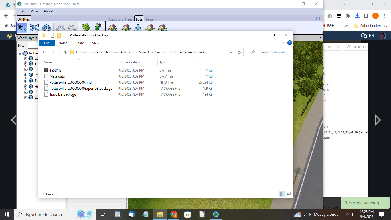 Mod The Sims - "A Serious Error Has Occurred" restoring from a backup ...