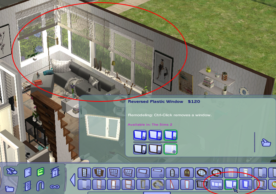 Mod The Sims - Plastic Window set (with sills) FOUND!