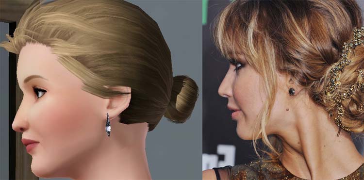 Jennifer Lawrence Side Face