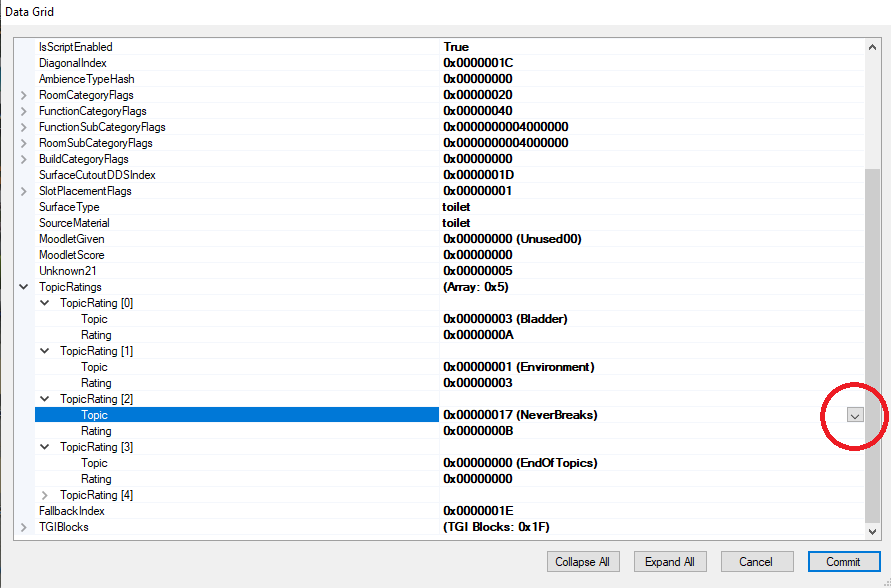 Mod The Sims - edit objects properties