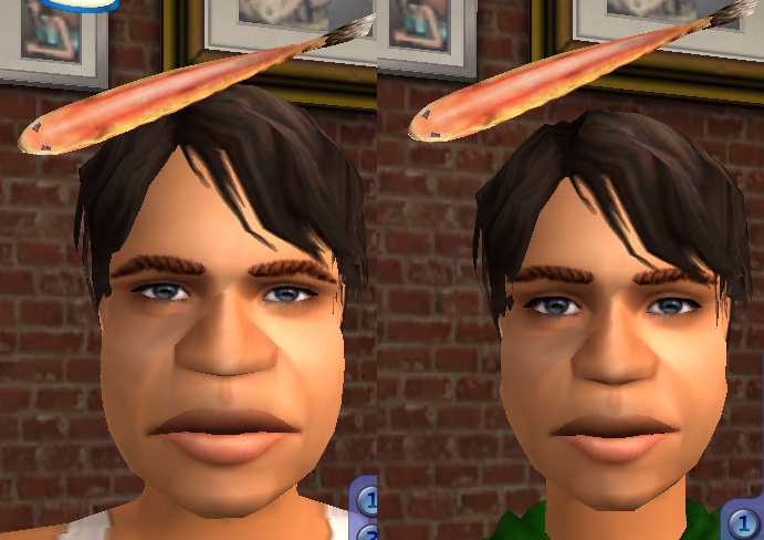 Mod The Sims - SOLVED: Hat is showing up in front of the head, where it ...