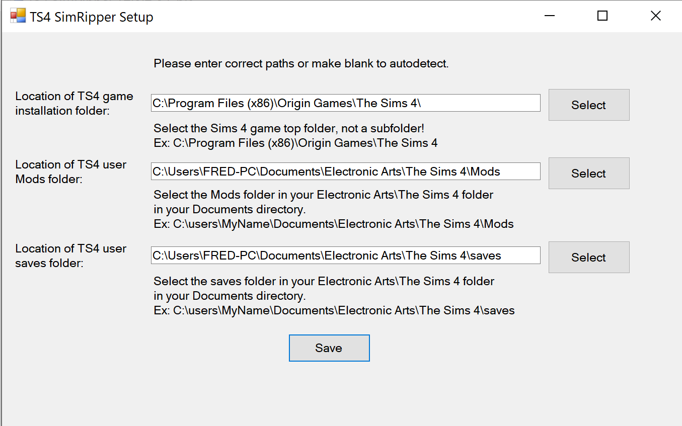 Mod The Sims - TS4 SimRipper Classic: rip sims from savegames. V3.14.2. ...