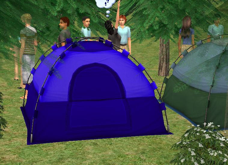 Mod The Sims - Brand New Tent Colour: Blue