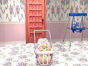 Mod The Sims - Baby Stroller - New Mesh