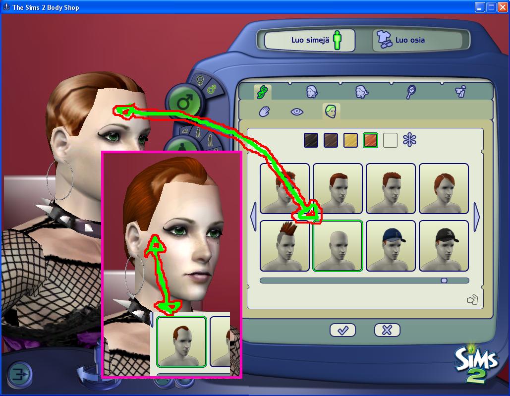 Mod The Sims - Back of the head missing/invisible