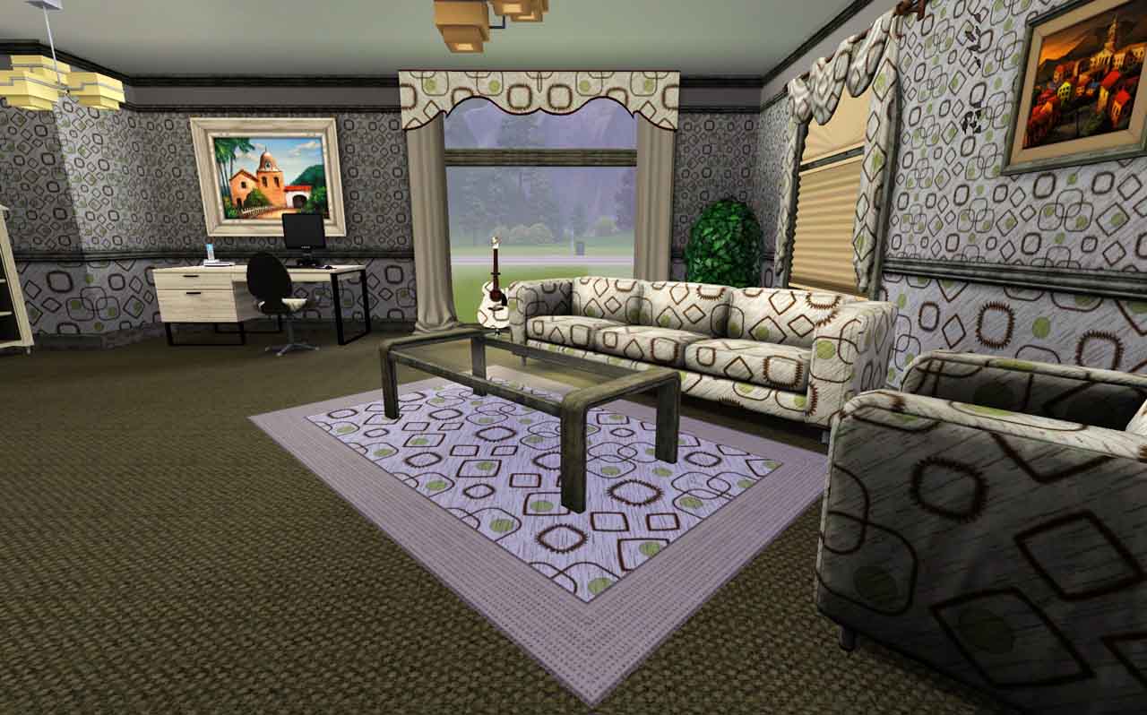 Mod The Sims - Set of 2 geometric patterns