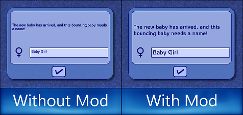 Mod The Sims - UI Text Fonts Fix for AL/MG