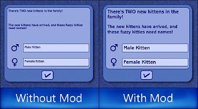 Mod The Sims - UI Text Fonts Fix for AL/MG