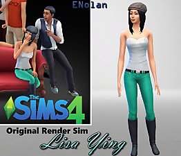 Mod The Sims - TS4 Original Render Sim - Lisa Ying