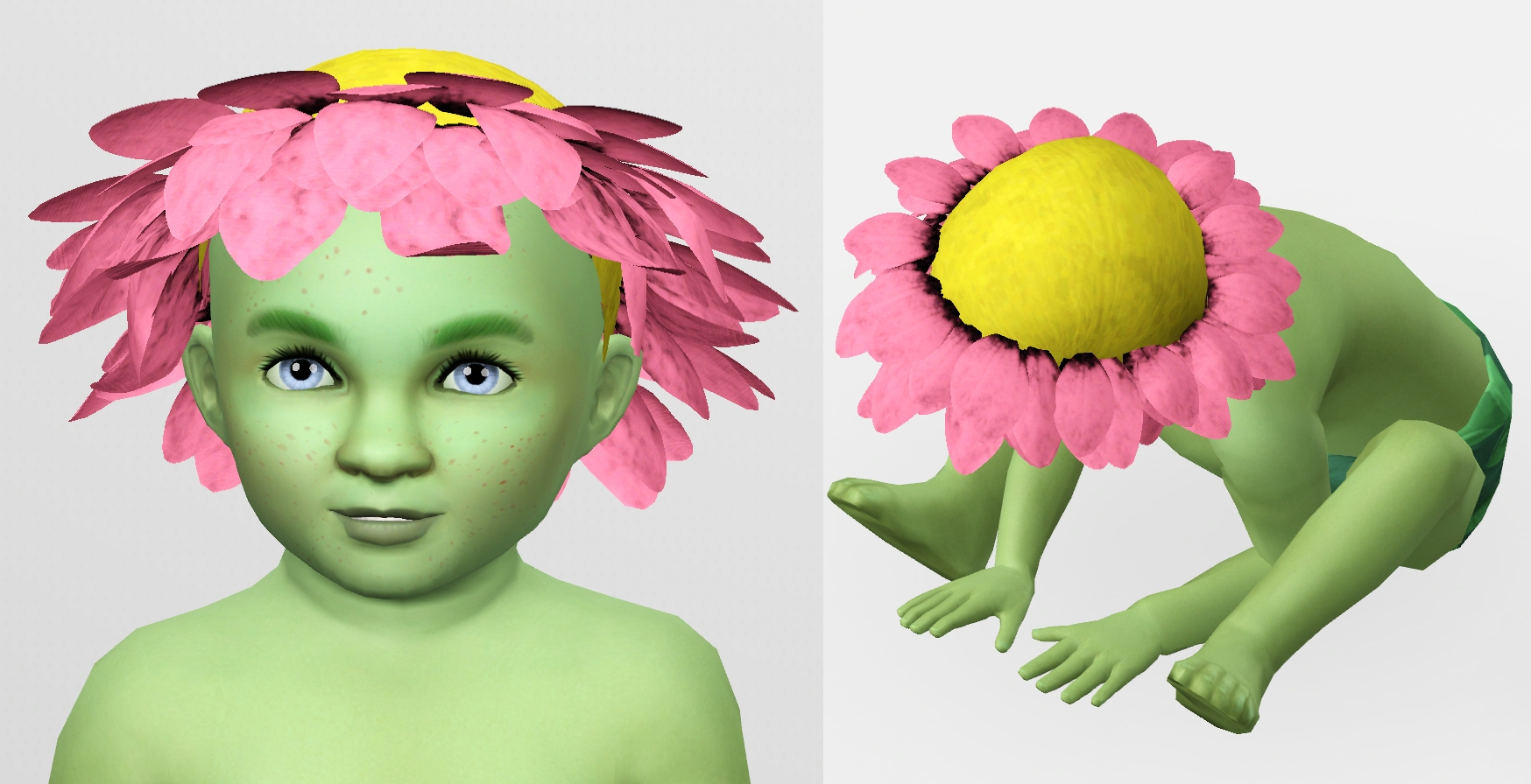 Mod The Sims - WCIF/Request Sims 2 Plantsim Toddler Hair For TS3
