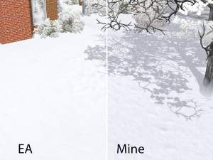 Mod The Sims - Snow but better! - Snow replacement mod