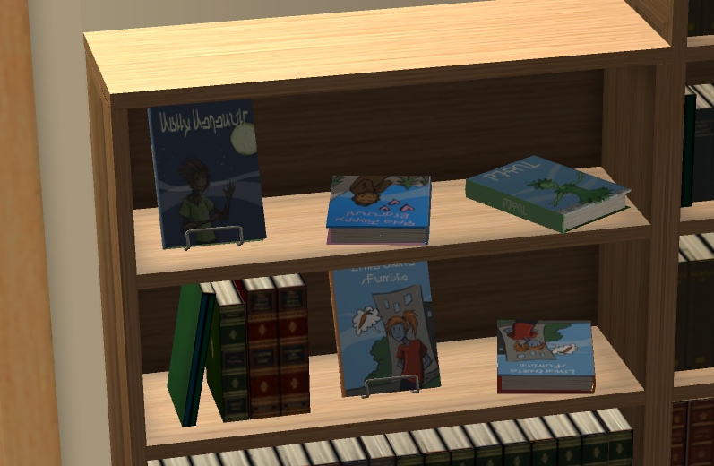 Mod The Sims - Where can I find book recolors of the Dahlen Library ...