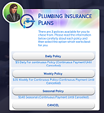 Mod The Sims - Plumbing Insurance