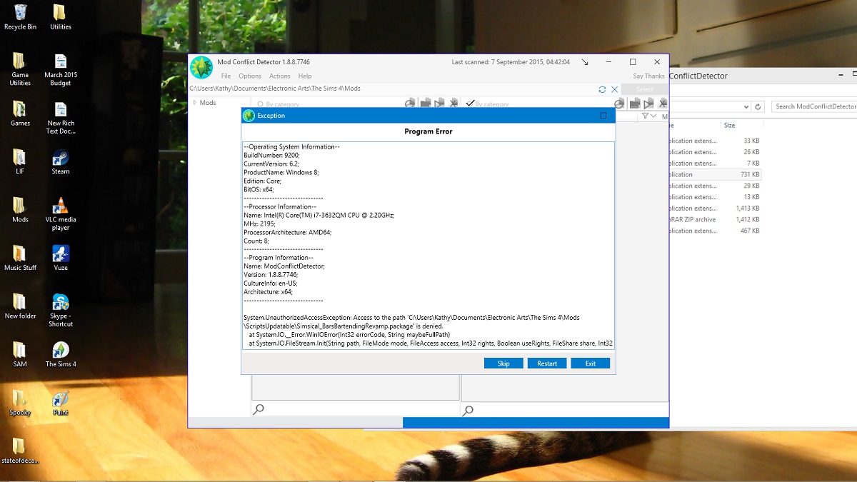 Mod The Sims - Mod Conflict Detector [Update 03/03/2018]