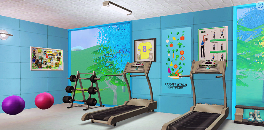 Mod The Sims - Gym Deco