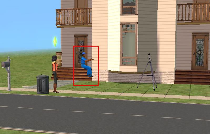 Mod The Sims - NPC moved in to my lot!