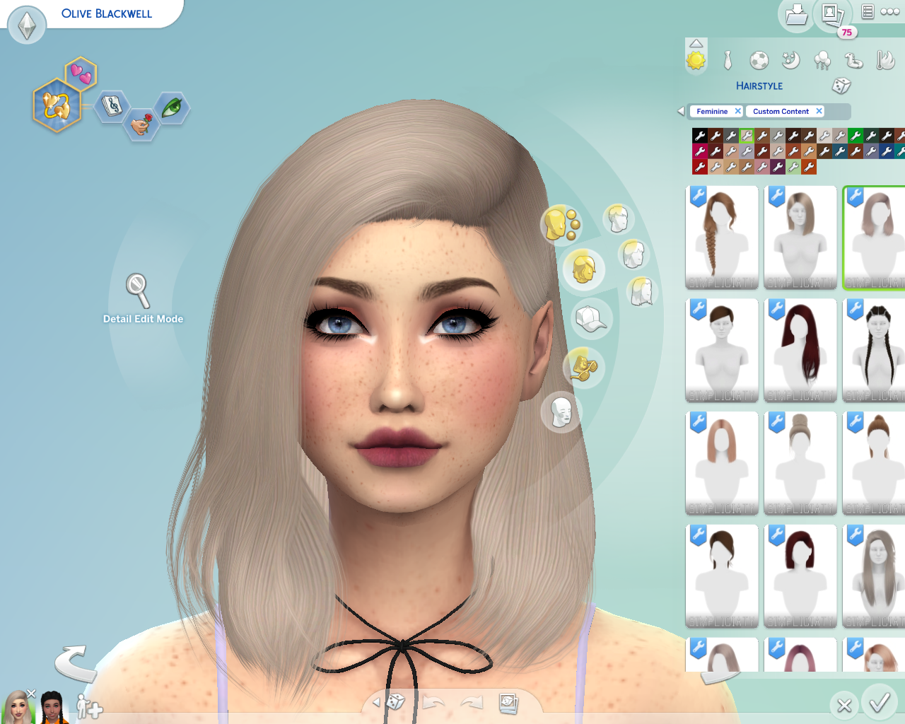 Mod The Sims - More Columns in CAS v1.9.1 for Legacy Edition