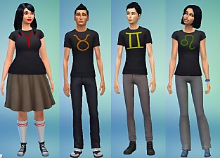 Mod The Sims - Homestuck Troll Shirts