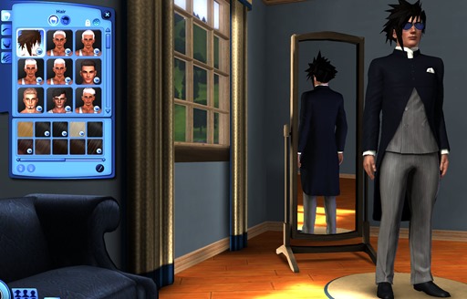 Mod The Sims - JulieAlesha's FF7 Cloud Strife Hair?