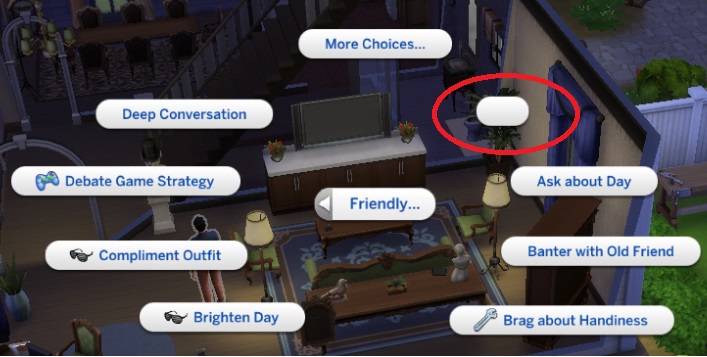 Mod The Sims - options appear blank..?
