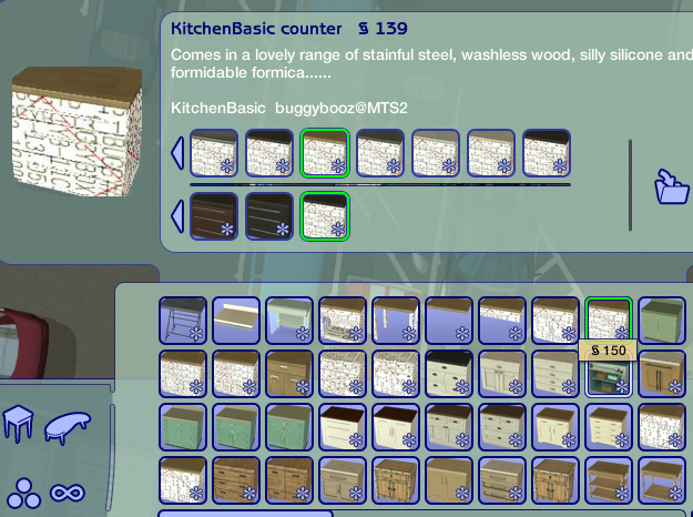 Mod The Sims - Issue with "Buggybooz Basic Kitchen" custom content!