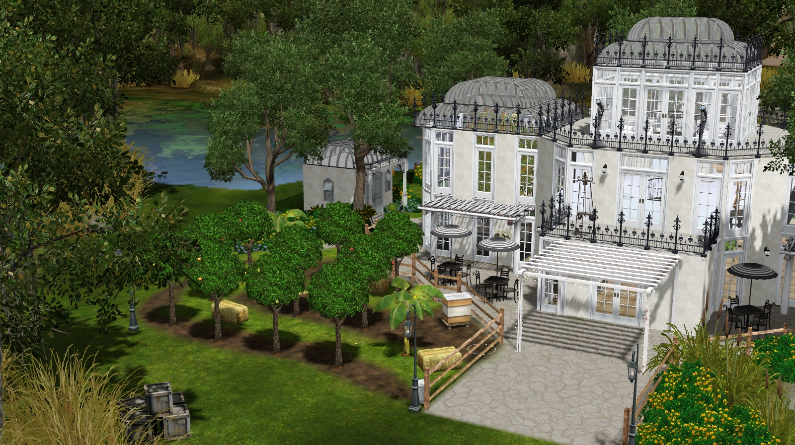 Mod The Sims - WCIF Stellar observatory lots, build with a rabbithole rug?