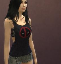 Mod The Sims - Deadpool Tank - Female