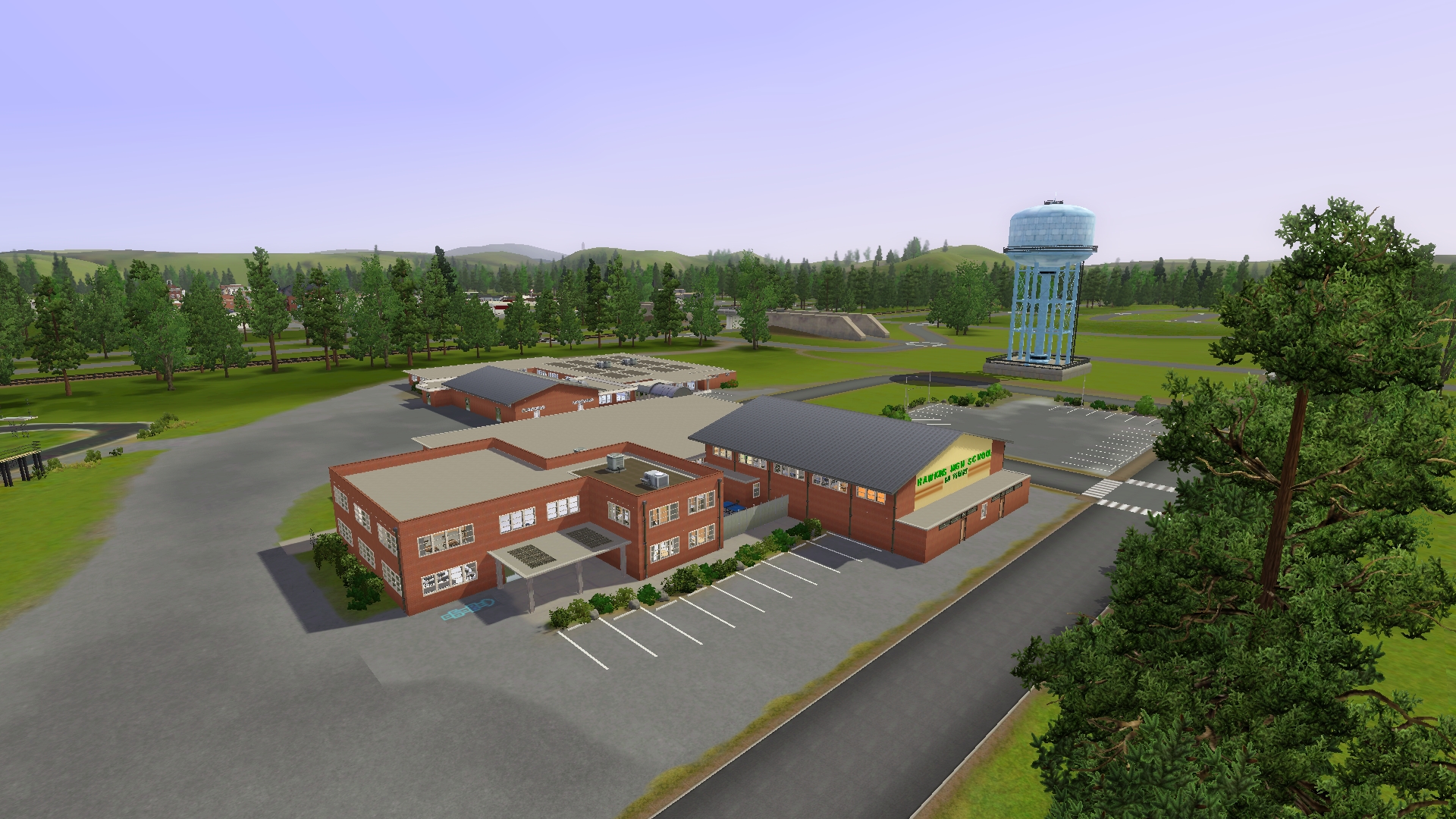 Mod The Sims - Hawkins From "Stranger Things" made in Sims 3