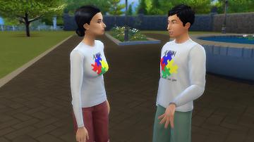 Mod The Sims - Autism Awareness T-Shirts
